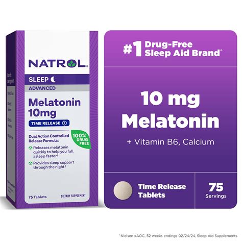 Natrol Melatonin Advanced Sleep Aid Time Release Tablets Drug Free Fig App