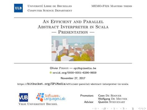 An Efficient And Parallel Abstract Interpreter In Scala — Presentation Ppt