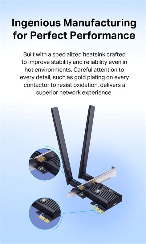 TP Link AX3000 WiFi 6 Bluetooth 5 2 PCIe Wireless Adapter PCI E Wi Fi Card For Desktop PC