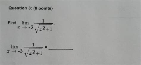 Solved Question 3 8 ﻿pointsfind