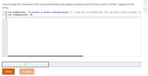 Solved Loop Through The Characters In The String Wiseproverb