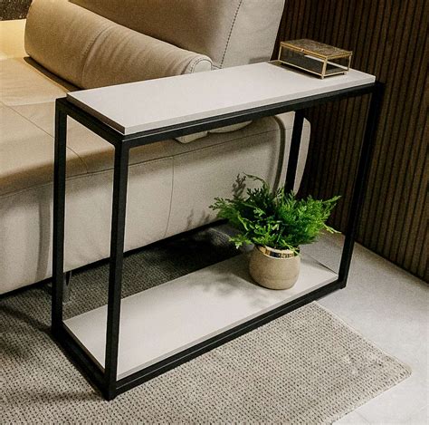 Mesa Lateral Retangular Para Sala FDPLEARN