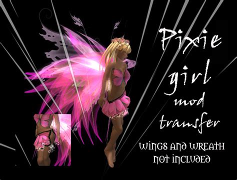 Second Life Marketplace Pixie Girl Pink