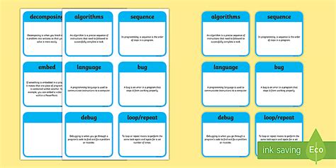 programming vocabulary programming language flashcards it