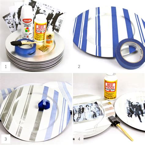 Diy Decorated Charger Plates Makes And Munchies Charger Plate