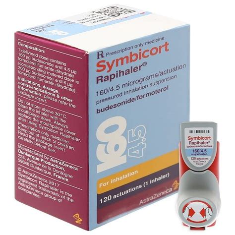 Symbicort Rapihaler 16045 Mcg Astrazeneca Chai120 Liều
