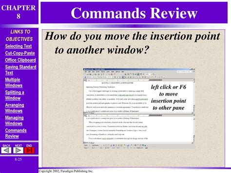 manipulating text within and between documents ppt download