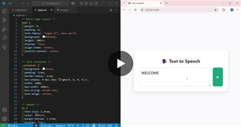 Texttospeech Javascriptprojects Webdevelopment Html Css Nikhil Sadyal