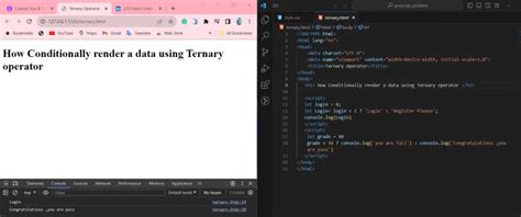 Mohammad Abdul Quaiyum On Linkedin How To Conditionally Render Data Using The Ternary Operator