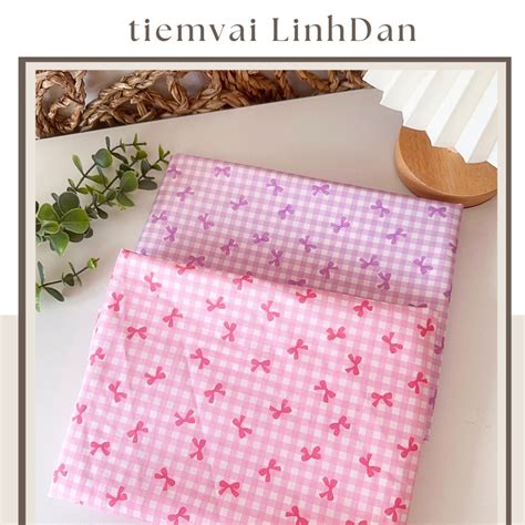 [hỏatốc] Vải Thô Cotton Hoa Vải Linh Đan May đầm Váy Phụ Kiện Trang