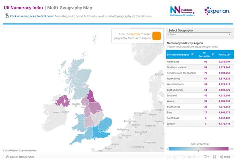 The Uk Numeracy Index National Numeracy