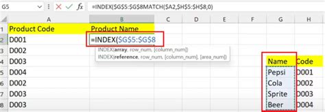 left lookup in excel using index and match function exceltutorial