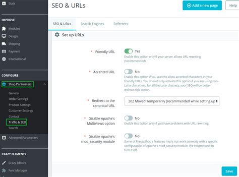 How To Enable Seo Friendly Url In Prestashop 17 Classydevs