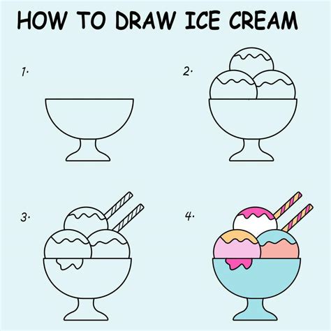 How To Draw A Ice Cream