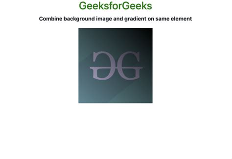 How To Combine Background Image And Gradient On The Same Element Using