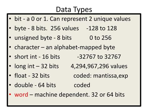 ppt bits nybbles bytes numbers and characters powerpoint