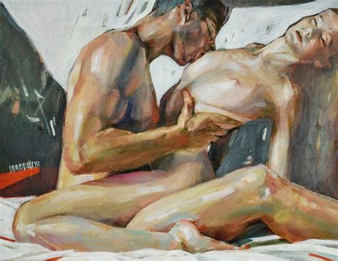 Erotic Art Original Art Sex Art Painting Nude Couple Modern Etsy