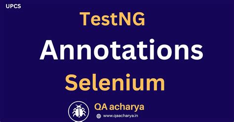 Testng Annotations In Selenium With Example Testng Annotations Sequence