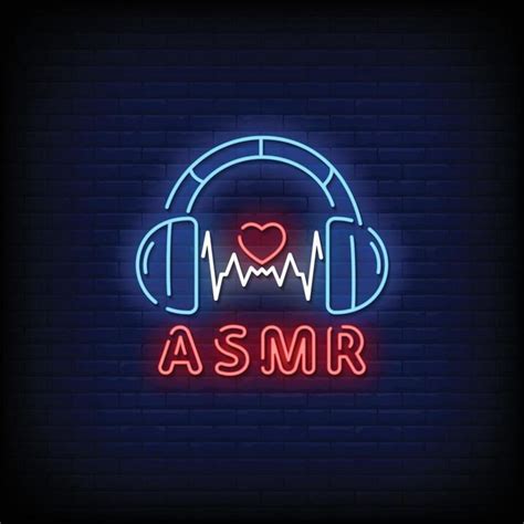 Download Asmr Neon Signs Style Text Vector
