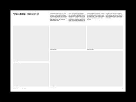 A2 Presentation Grid System For Indesign Behance