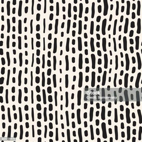 추상적인 배경으로 둥근 브러시 스트로크입니다 낙서 벡터 완벽 한 패턴입니다 0명에 대한 스톡 벡터 아트 및 기타 이미지 0명 거친 검은색 Istock