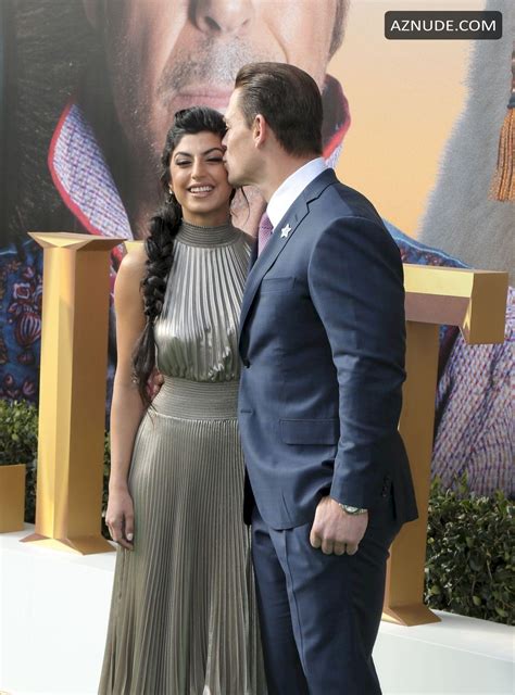 Shay Shariatzadeh And John Cena Attend The Los Angeles Premiere Of Universal Pictures Dobabe