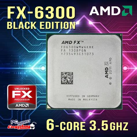 AMD FX 6300 6 Core Black Edition AM3 Processor Refurbished Shopee Malaysia