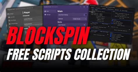 Free BlockSpin Scripts Collection Auto Farm ATMs Gun Mods
