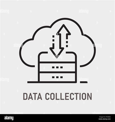 Data Collection Icon Vector Illustration Isolated On White Stock Vector Image And Art Alamy