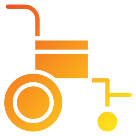 휠체어 무료 의료개 아이콘