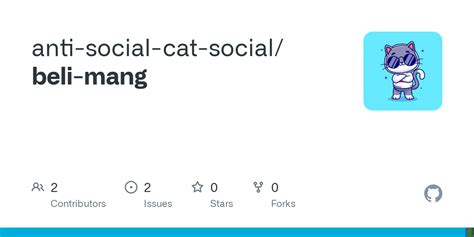 GitHub Anti Social Cat Social Beli Mang