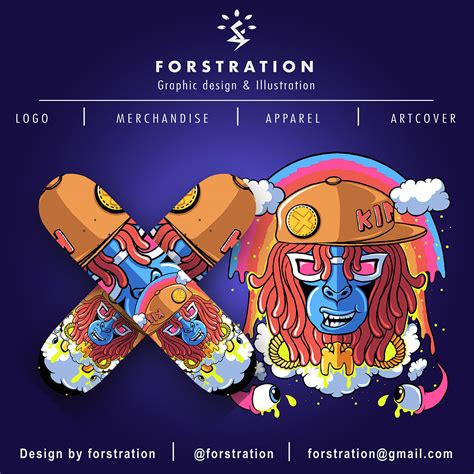 Monkey Rainbow On Behance