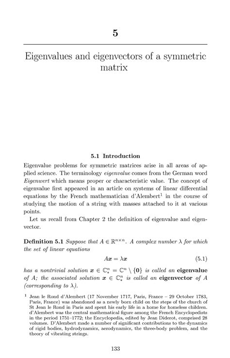 Chapter 5 Introduction To Numerical Analysis 5 Eigenvalues And