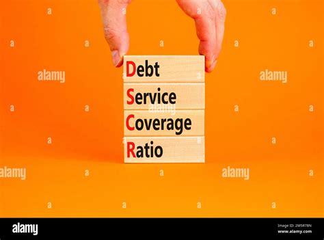 Dscr Debt Service Coverage Ratio Symbol Concept Words Dscr Debt Service Coverage Ratio On