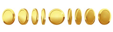 현실적인 금화는 흰색 배경에 고립되어 있습니다 벡터 3d 일러스트 레이 션 0명에 대한 스톡 벡터 아트 및 기타 이미지 0명 경제 금속 Istock