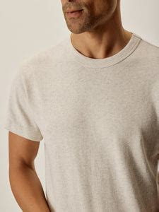 Heather Oat Field Spec Cotton Heavy Tee Buck Mason