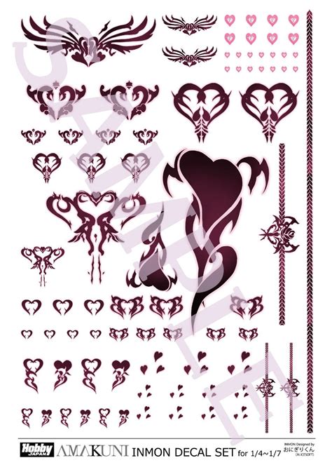 Inmonデカールセット Vol1 14～17スケール用 Sootang Hobby