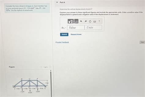 Get Answer Consider The Truss Shown In Figure 1 Each Member Has