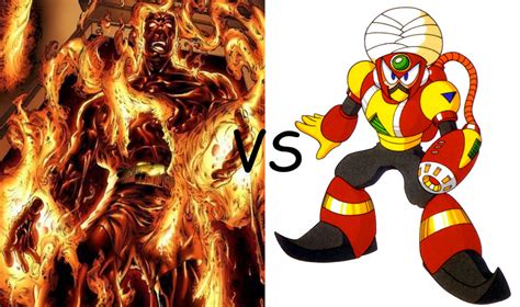 Molten Man Vs Flame Man By Japaneseanimebeetle On Deviantart