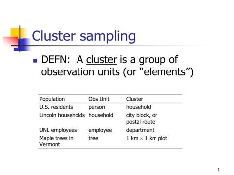 ppt cluster sampling powerpoint presentation free download id 291455