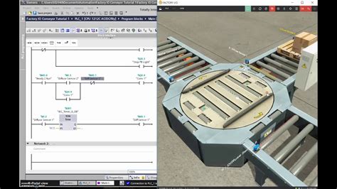 Factory IO Tutorial 7 Creating The PLC Program For Conveyor Sequence