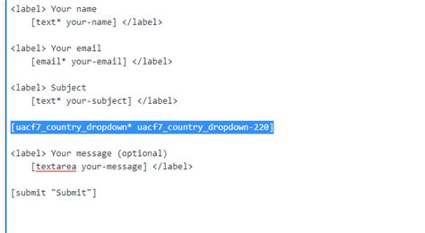 Contact Form Country Dropdown With Flag Themefic