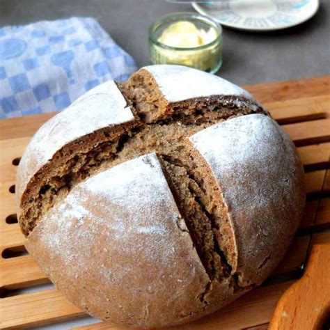 Easy German Rye Bread With Yeast Roggenbrot My Dinner