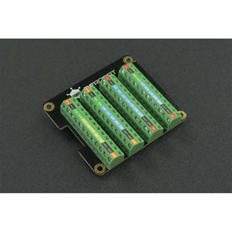 Raspberry Pi 4b Gpio Terminal Block Hat Dfrobot Little Bird