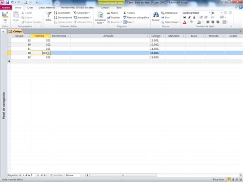 Enumerar registros en formulario access en función de combinación de dos campos Microsoft