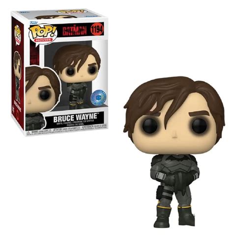 Funko Pop Bruce Wayne In Batsuit Unmasked 1194 Exclusive Figure 2022 Funko Pop Batman Funko
