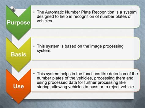 Automatic Number Plate Recognition Anpr Pptx Cameras And Camcorders Consumer Electronics