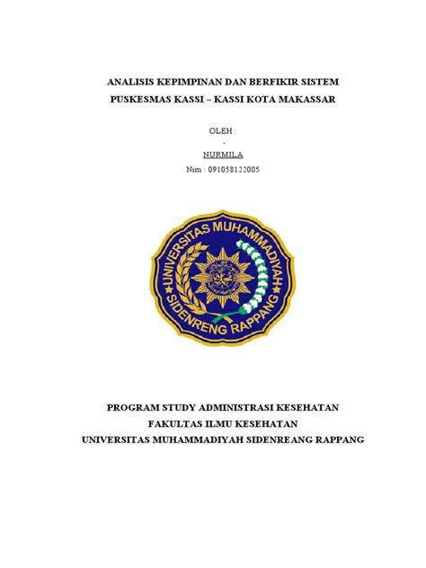 Puskesmas Kassi Kassi Pdf