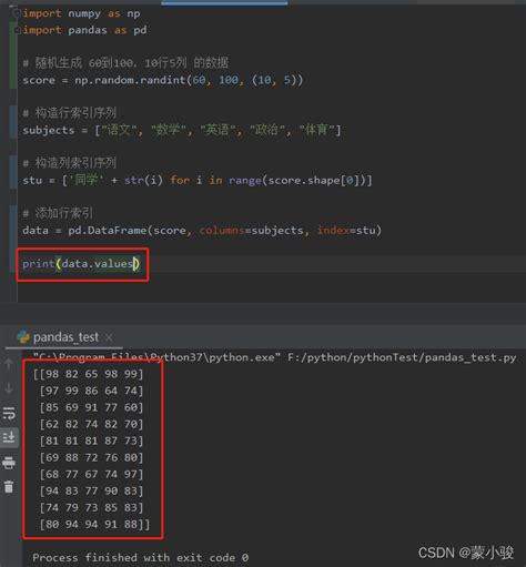 Pandas 11：pandas介绍和pandas数据结构pandas Panel移除 Csdn博客