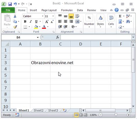 Abc Microsoft Excel 2010 Uređenje Sadržaja U ćeliji Formatiranje Teksta Iz Trake Prikaz